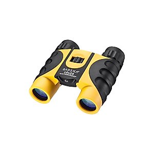 Barska Optics, Colorado Waterproof Compact Binoculars, 10x25mm, Porro Prism, Blue Lens, Yellow, Clam Package