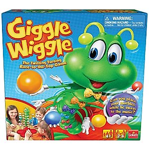 Goliath Giggle Wiggle - The Twisting Turning Race to Get Your Marbles to The Top Game, Multi Color, 48 months to 1188 months