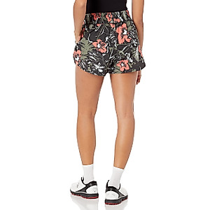 Puma Golf Women's Standard Nassau Short, Puma Black-Hot Coral, Large