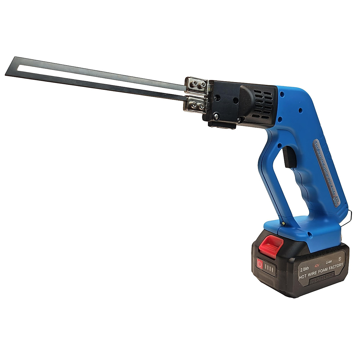 Hot Wire Foam Facotry Cordless Industrial Hot Knife Foam Cutter Kit, Battery Powered, 40+ Min Runtime, 6-Inch Blade, Routing Blade, Carrying Case