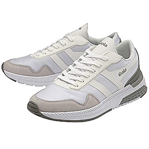 Gola Men's Road Running Shoe, White Grey, 9