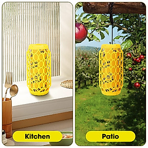Wasp Trap Outdoor Hanging, Yellow Jacket Killer, Carpenter Bee Sticky Traps for Outside