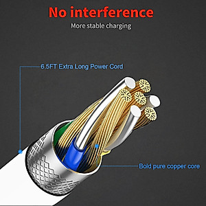 MEROM 6V Baby Swing Power Cord Compatible with Fisher Price Cradle Swing, Rainforest Cradle Swing, Butterfly Ocean Wonders Swing, Ingenuity Swing, Replacement Fisher Price Swing Adapter Cord