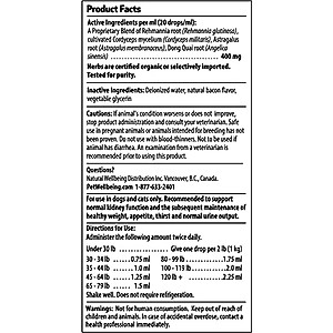 Pet Wellbeing Kidney Support Gold for Dogs - Vet-Formulated - Supports Healthy Kidney Function in Dogs - Natural Herbal Supplement 2 oz (59 ml)