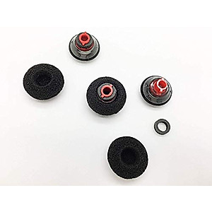 AvimaBasics Voyager 5200 Ear Tips - 3 Pcs Premium Replacement Earbuds Eartips Eargels & Foams Set for Plantronics Voyager 5200 5220 Wireless Bluetooth Headsets (Large Size)