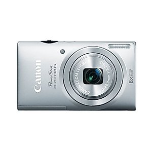 Canon PowerShot ELPH 130 IS 16.0 MP Digital Camera with 8x Optical Zoom 28mm Wide-Angle Lens and 720p HD Video Recording (Silver) (OLD MODEL)