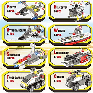 EP EXERCISE N PLAY City Military Armored Chariot Building Blocks STEM Toy Set, Age 6+, 932 Pieces