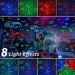 Dinosaur Night Light Projector for Kids.Baby Dino Projector Night Lights for Kids Bedroom.Dinosaur Toys for Kids 5-7 3-5 2-4 Year Old Boys Girls,Christmas Birthday Gifts.Kids Room Dinosaur Decoration