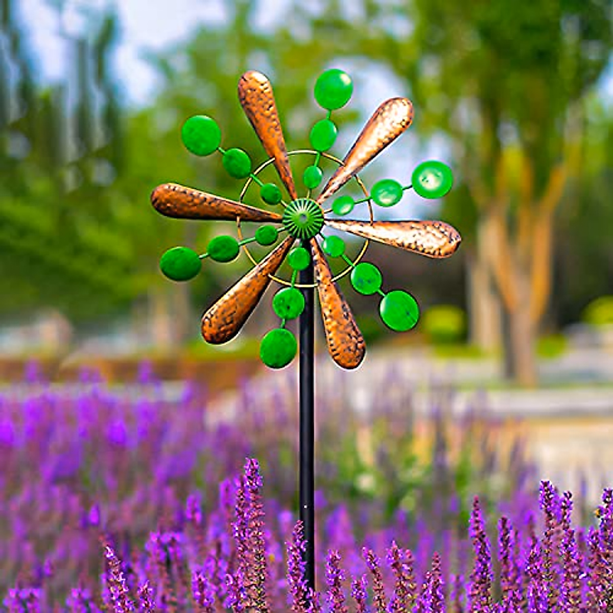 Garden Wind Spinner - Durable Metal Kinetic Art for Outdoors
