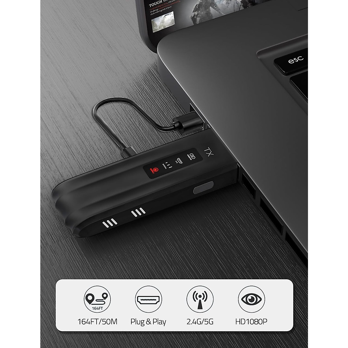 Wireless HDMI Transmitter and Receiver