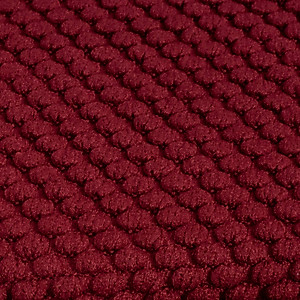 Sweet Home Collection Kitchen Rug Memory Foam Honeycomb Slip Non Skid Soft Comfortable Anti Fatigue Floor Mat, 30" x 18", Wine Burgundy