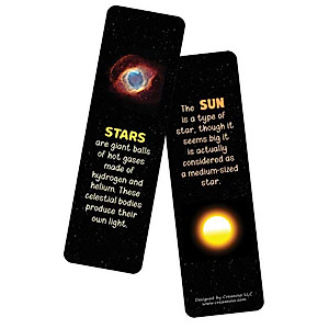 Creanoso Celestial Bodies and Facts (60-Pack) - Premium Quality Gift Ideas for Children, Teens, & Adults for All Occasions - Stocking Stuffers Party Favor & Giveaways