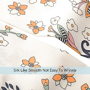 AWAYTR Long Head Wraps Bands - Twist Knotted Headbands for Women Thick Hair 3PCS Chiffon Criss Cross Non Slip Head Wraps (navy red white)