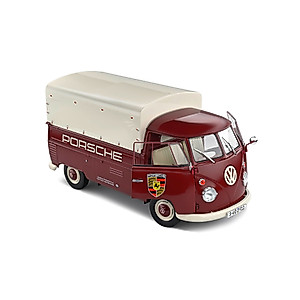 solido 421182320 1:18 Volkswagen T1 Pick-UP Porsche Service RED 1950