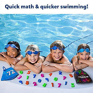 Skillmatics Seek & Splash Diving Gem Toys - Swimming Pool Toys for Kids, Search and Find Math Game, Gifts for Boys & Girls Ages 6, 7, 8, 9 & Up