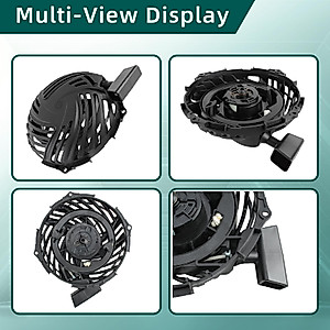 AUTOKAY 591139 593961 Recoil Starter Pull Start Assembly Compatible with Troy Bilt Craftsman TB110 TB200 140CC 150CC Engine Lawn Mower Parts Replace 593961 590588 593959 150-012