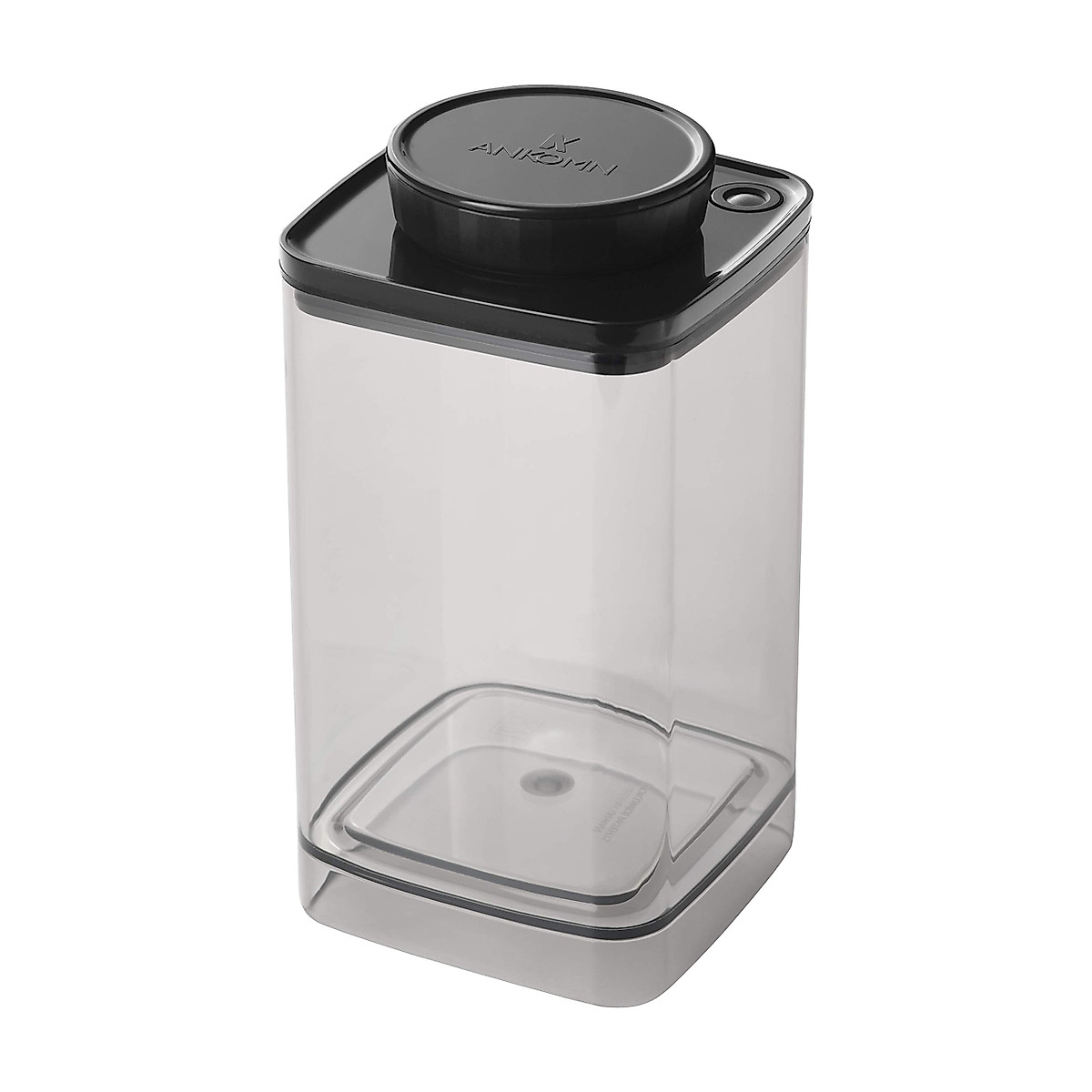 ANKOMN Turn-N-Seal vacuum/airtight moisture prevent storage container perfect for Coffee Teas Rice Nuts Medicine opaque (Semi-Black, 1.2quart)