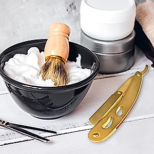 Professional Straight Edge Razor for Men with 100-Pack Replaceable Derby Blades Barber Single Blade Shaving Razor -navajas para barbero