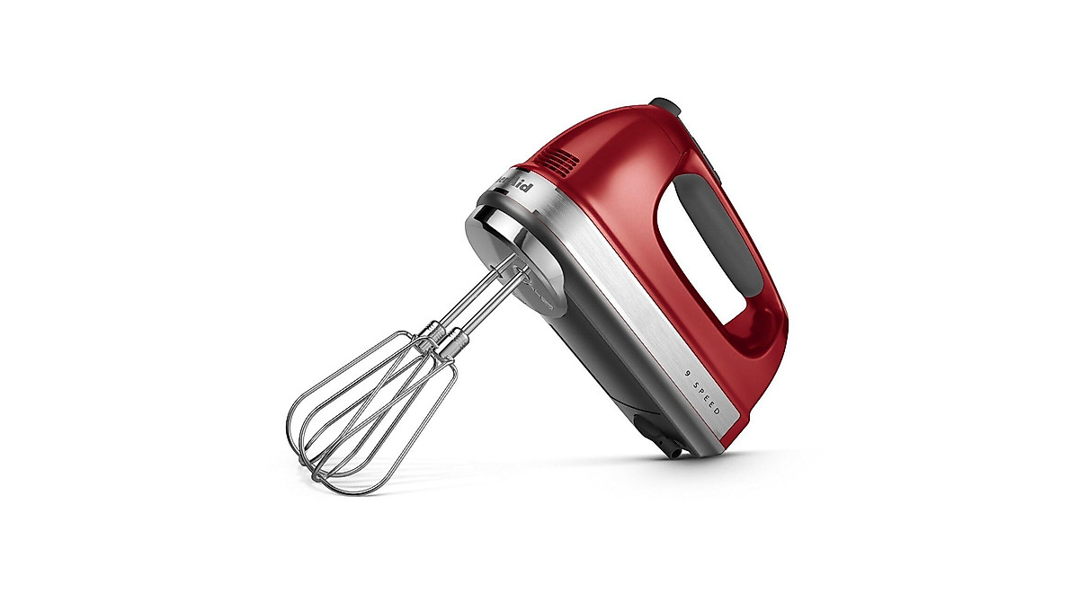 KitchenAid 9-Speed Digital Hand Mixer - Candy Apple Red
