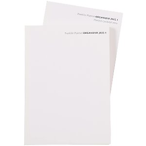 Franklin Planner Organizer, 1 Page a Day Uncovered, January 2022, A5 65393
