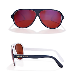 BluBlocker, Panda With Blue Mirror, Scratch Resistant Lens | Blocks 100% of Blue Light and UV Rays | 2690K |