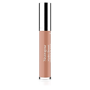 Neutrogena Hydro Boost Moisturizing Lip Gloss, Hydrating Non-Stick and Non-Drying Luminous Tinted Lip Shine with Hyaluronic Acid to Soften and Condition Lips, 15 True Nude Color, 0.10 oz