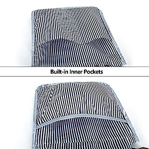 Teamoy Knitting Bag, Portable Yarn Tote Project Bag for Knitting Needles, Yarn and Crochet Supplies, Perfect Size for Knitting on The Go, Bohemian