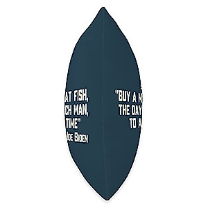 Joe Biden Buy A Man Eat Fish Tees Buy eat Fish The Day Teach Man Joe Biden Quote Throw Pillow, 16x16, Multicolor