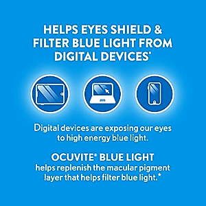 Bausch + Lomb Ocuvite Lutein 25mg Lutein & Zeaxanthin Supplement, 30 Softgels