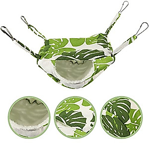 Chinchilla Accessory Ferret Hammock Hanging Guinea Pet for Pig Squirrel Sleeping Rat Swing Parrot Hamster Cage Suspending Animal Breathable Small Warm Comfortable Bed