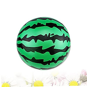 ibasenice Inflatable Beach Ball Inflatable Beach Ball Water Balls for Kids Beach Balls for Kids Watermelon Beach Ball Paddling Ball Inflatable Beach Toy Ball Water Child Toy Water Ball