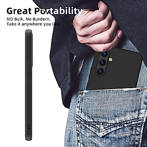 X-level Samsung Galaxy A54 5G Case Slim Fit Soft TPU Super Ultra-Thin [Guardian Series] A54 5G Phone Back Cover Light Protective Matte Finish Coating Case Compatible Samsung A54 5G-Black