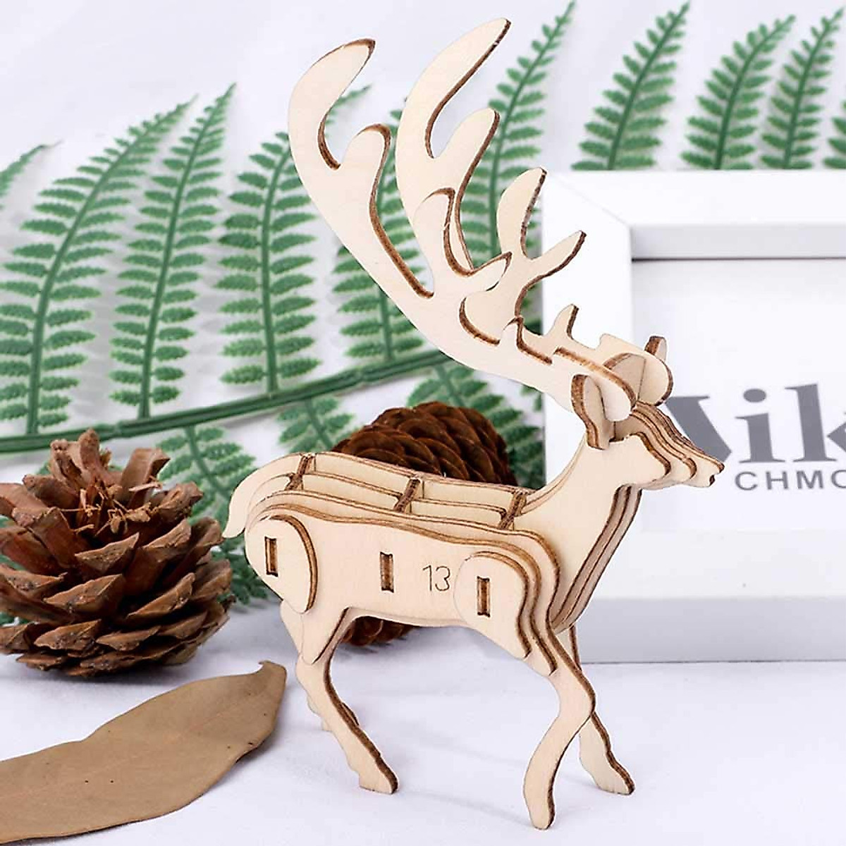 3D Wooden Animal Puzzle Model Kit Toys for Kids Puzzle Build 3D Puzzles Educational Crafts Building Engineering DIY STEAM STEM Learning