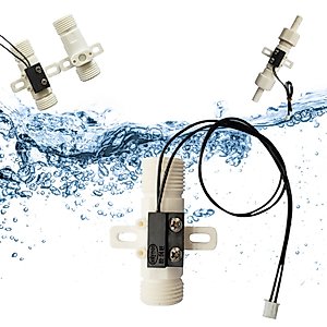 ERSIQI Flow switch Water flow sensor switch for tankless Water Heater hot tub water Pool bathtub Sundance Spa Magnetic water flow switch G1/2 Water Flo control Sensor switch