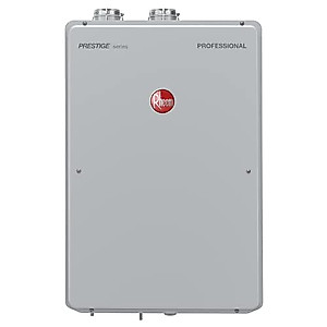 Rheem Prestige High Efficiency 9.5GPM Indoor Natural Gas Tankless Water Heater