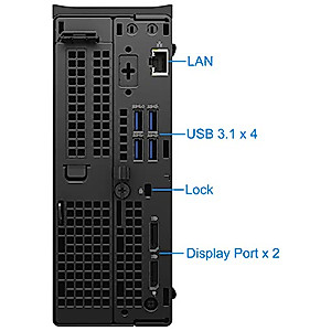 Dell Precision 3240 Compact Desktop Workstation – Intel i5-10400 - 16GB RAM 256GB NVMe SSD, Intel UHD 630 Graphics, DisplayPort, HDMI, USB Type-C, AC Wi-Fi, Bluetooth - Windows 11 Pro