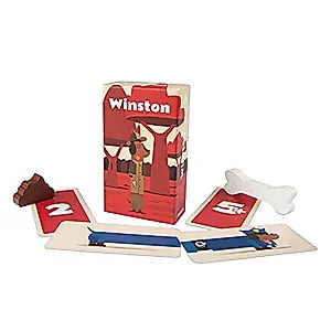 Helvetiq Winston Card Game - Build The Longest Dachshunds and Win! Strategy Game for Dog Lovers, Fun Family Game for Kids & Adults, Ages 6+, 2-6 Players, 15 Minute Playtime, Made