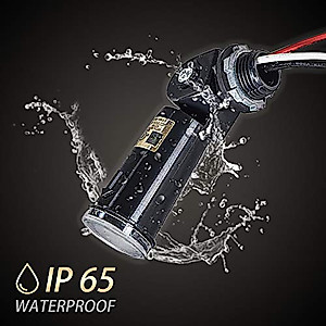 2 Pack Photocell Light Sensor Switch, Swivel Mount, 120-277V AC, Dusk to Dawn Security Light Detection, Hardwired, UL Listed, Photocell Light Control for LED Post Light, Wall Pack, Shoebox Lights