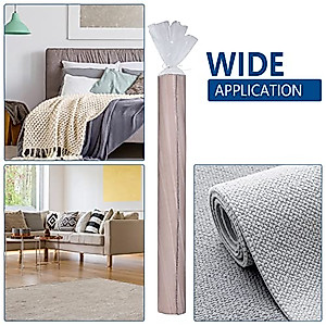 Belinlen 3 Count Giant Plastic Rug Storage Bag 26"W x 130"L Carpet Storage Bags Fits Rug up to 9'x12' Perfect for Indoor Outdoor Carpet Storage, Moving and Shipping