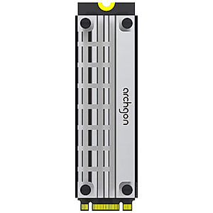 Archgon HS-1110 SSD Heatsink Cooler for PCIe NVMe M.2 2280 SSD for Workstation Server Rugged Computer IPC Industrial Computer Gaming PC Use (Silver)
