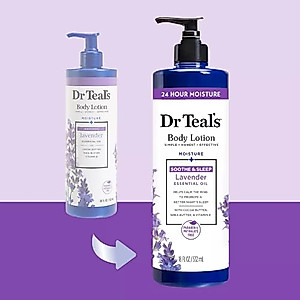 Dr Teals Lavender Body Wash w/Pure Epsom Salt - Bundle w/Dr Teals Lavender Body Lotion! Soothing Set!