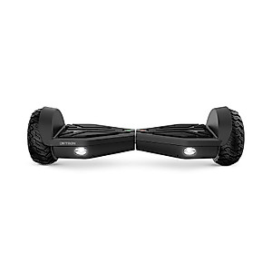 Jetson Spin All Terrain Hoverboard with LED Lights, Self-Balancing Hoverboard with Active Balance Technology, Range of Up to 7 Miles, Ages 13+, Black, JAERO-BLK
