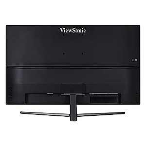 ViewSonic VX3211-2K-MHD 32 Inch IPS WQHD 1440p Monitor with 99% sRGB Color Coverage HDMI VGA and DisplayPort, Black
