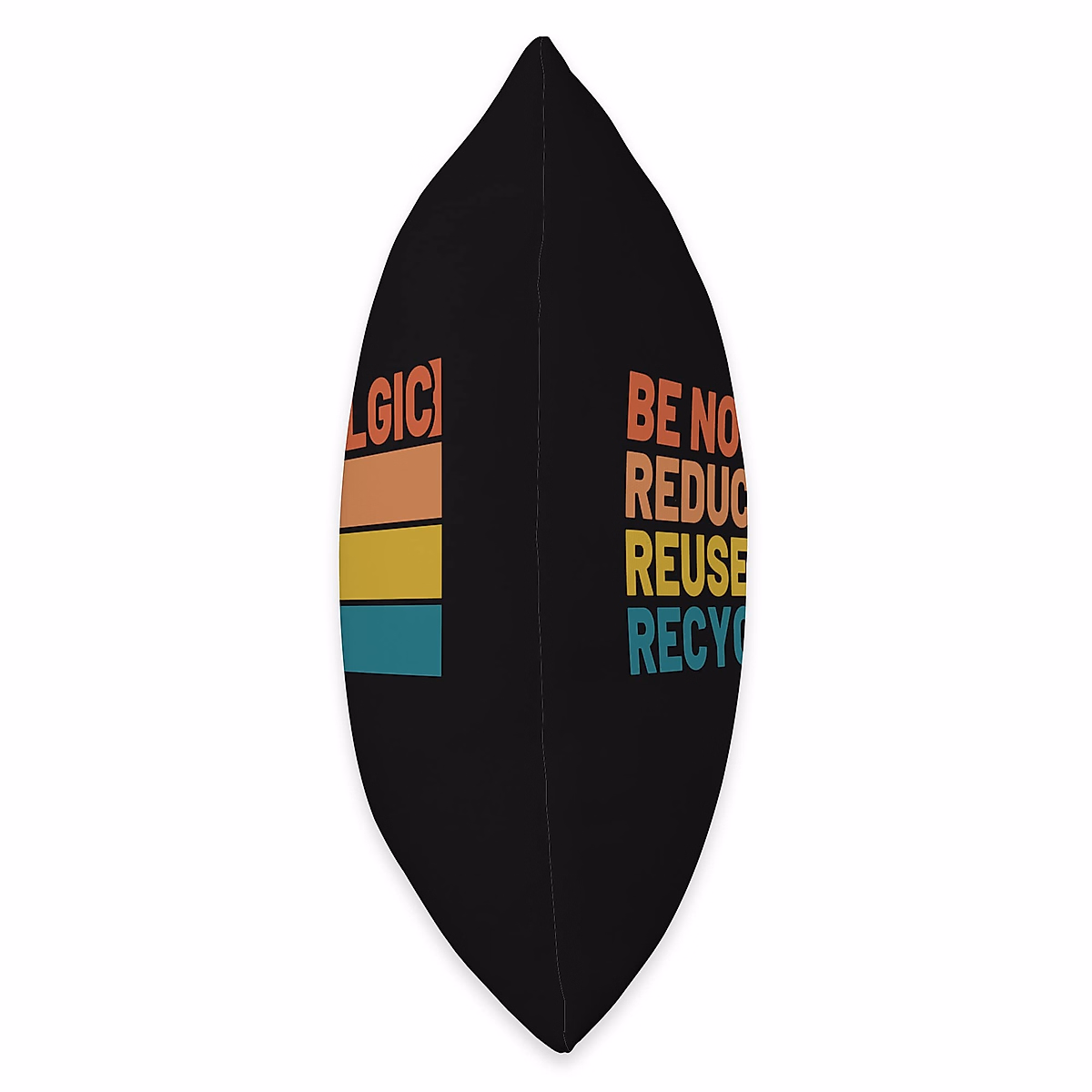 Be Nostalgic Reduce Reuse Recycle Waste Management Throw Pillow