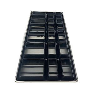 Tray Dividers for Harvest Right Freeze Dryer Trays (Black), Large - Mix