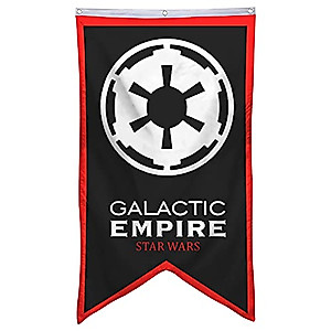 Bayyon The Galactic Empire Banner Flag 30x50 Inch Man Cave Home Office Bed Room Decor (Wars)