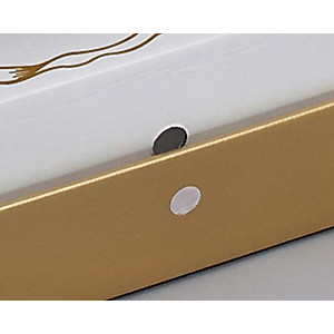 Foster-Stephens Wedding Dress Preservation Kit | Stylish Wedding Gown Garment Storage Box | Closet Storage Organizer for Quilts, Gowns, Dresses, Family Heirlooms | Pink, Extra-Large