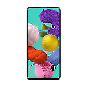 Samsung Galaxy A51 Factory Unlocked Cell Phone | 128GB of Storage | Long Lasting Battery | Single SIM | GSM or CDMA Compatible | US Version | White (Renewed)