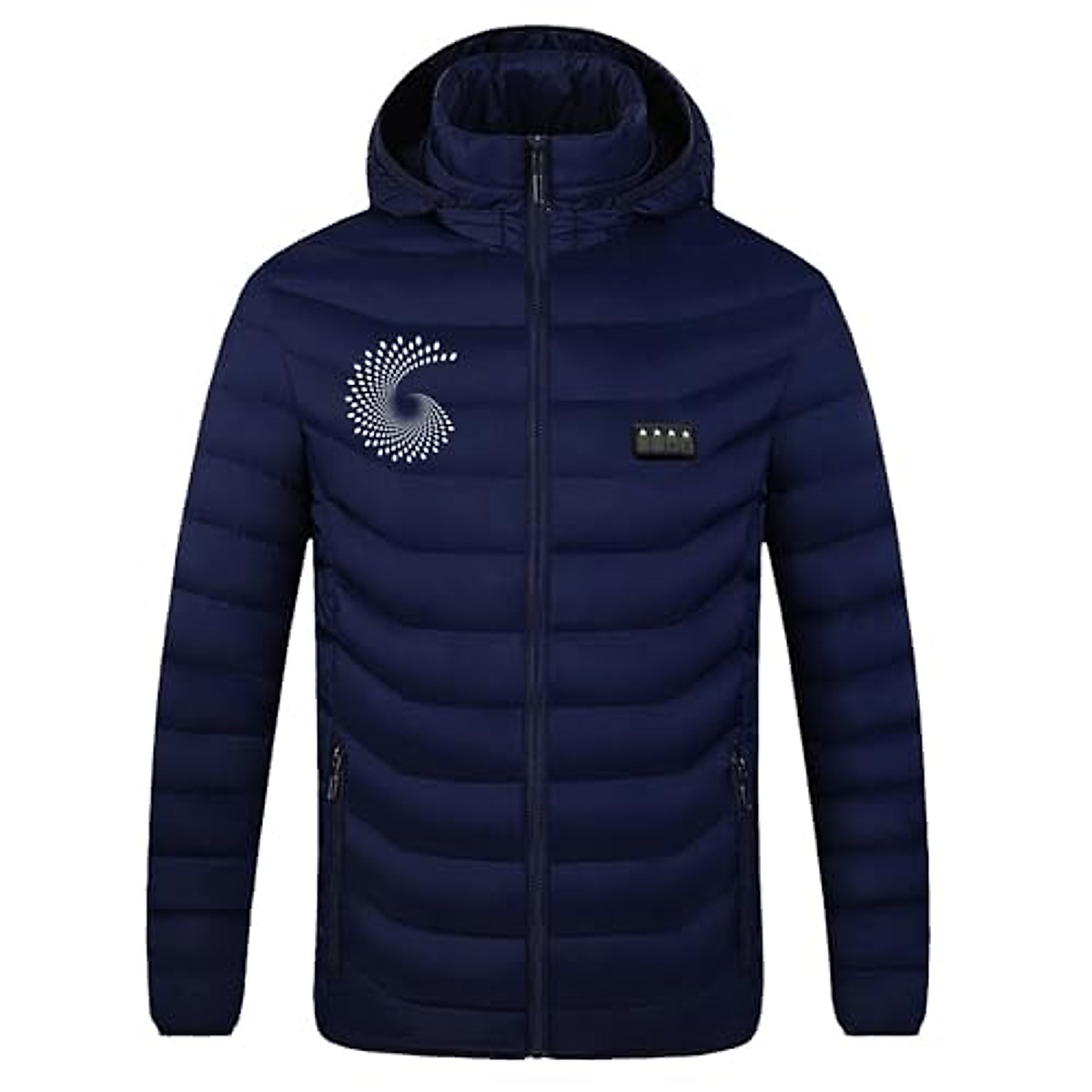 EAUFUM Black Of Friday Deals 2023 Heated Jacket for Men And Women 21 Heating Zones Electric Heating Coat Lightweight Hooded Puffer Coat Cyber Of Monday Deals 2023