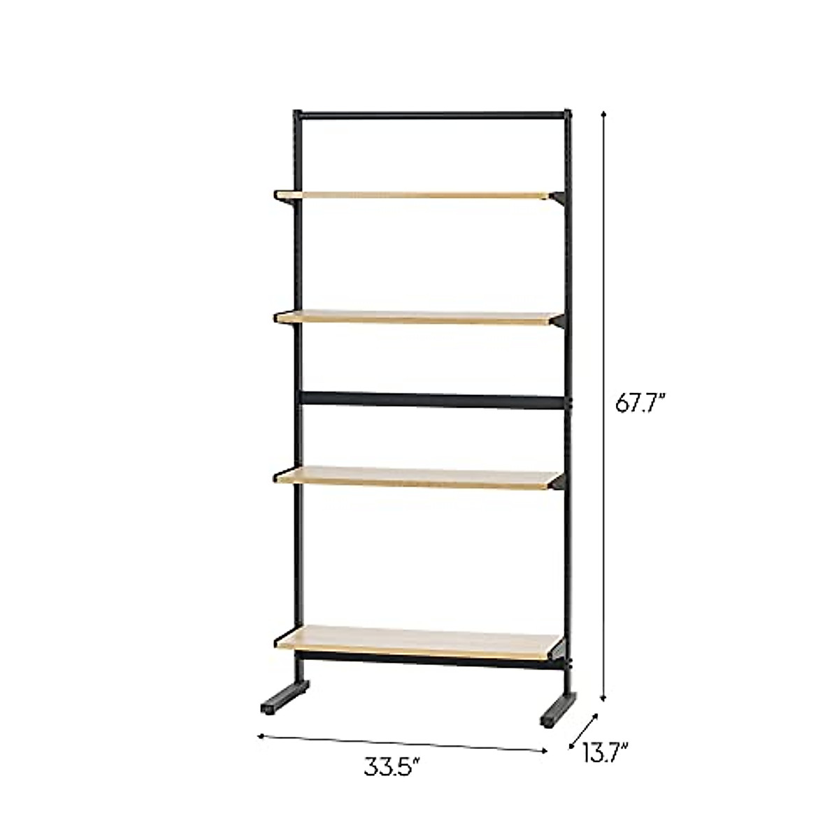 IRIS USA Portable Shelving Unit with 4 Adjustable Shelves for Office, Laundry, Kitchen, Bedroom, Bathroom, Apartments and Other Small Rooms.